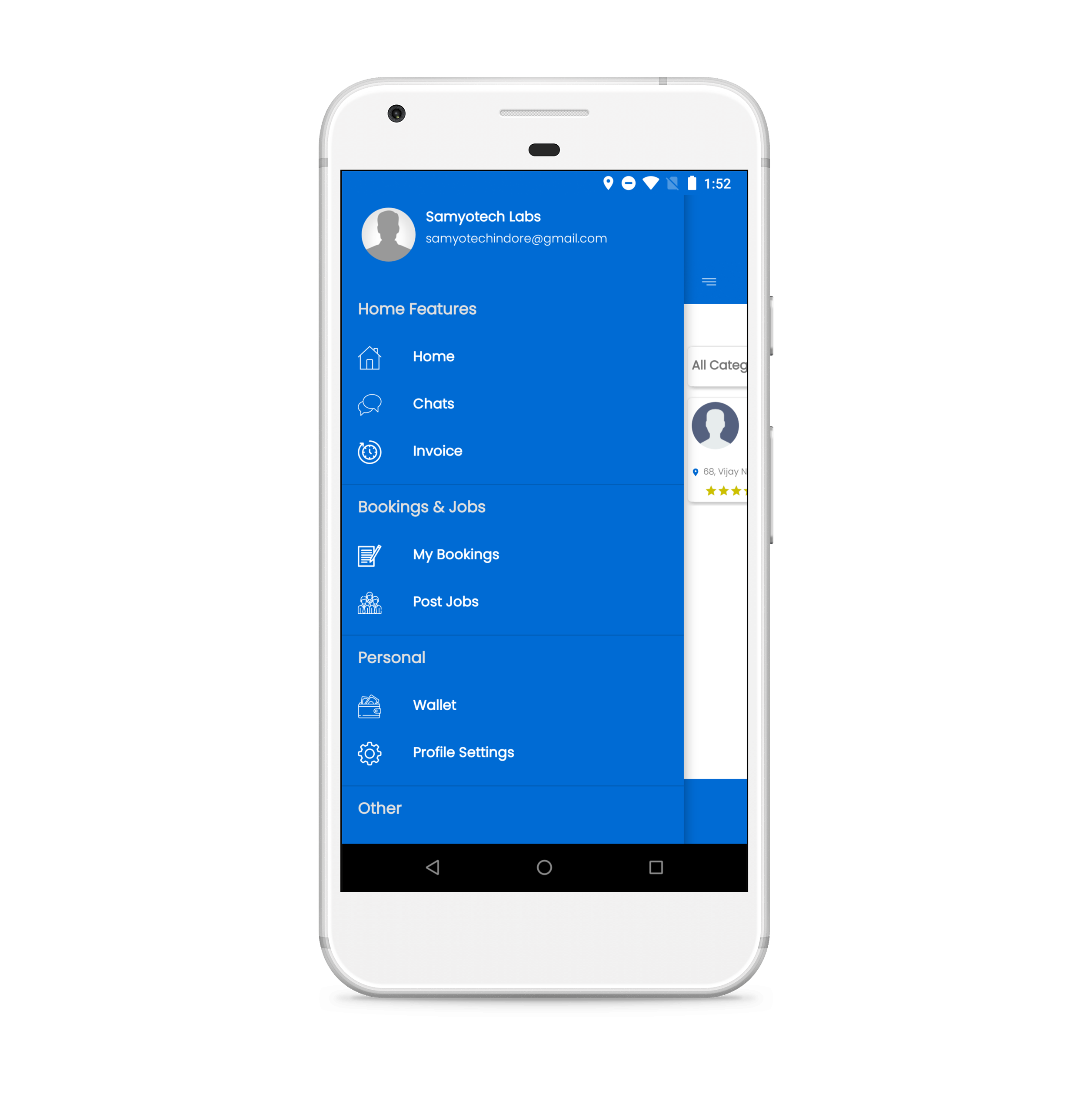 Hire for Work - Fab Artist Android | 2 Apps | Customer App + Artist App + Admin Panel ...